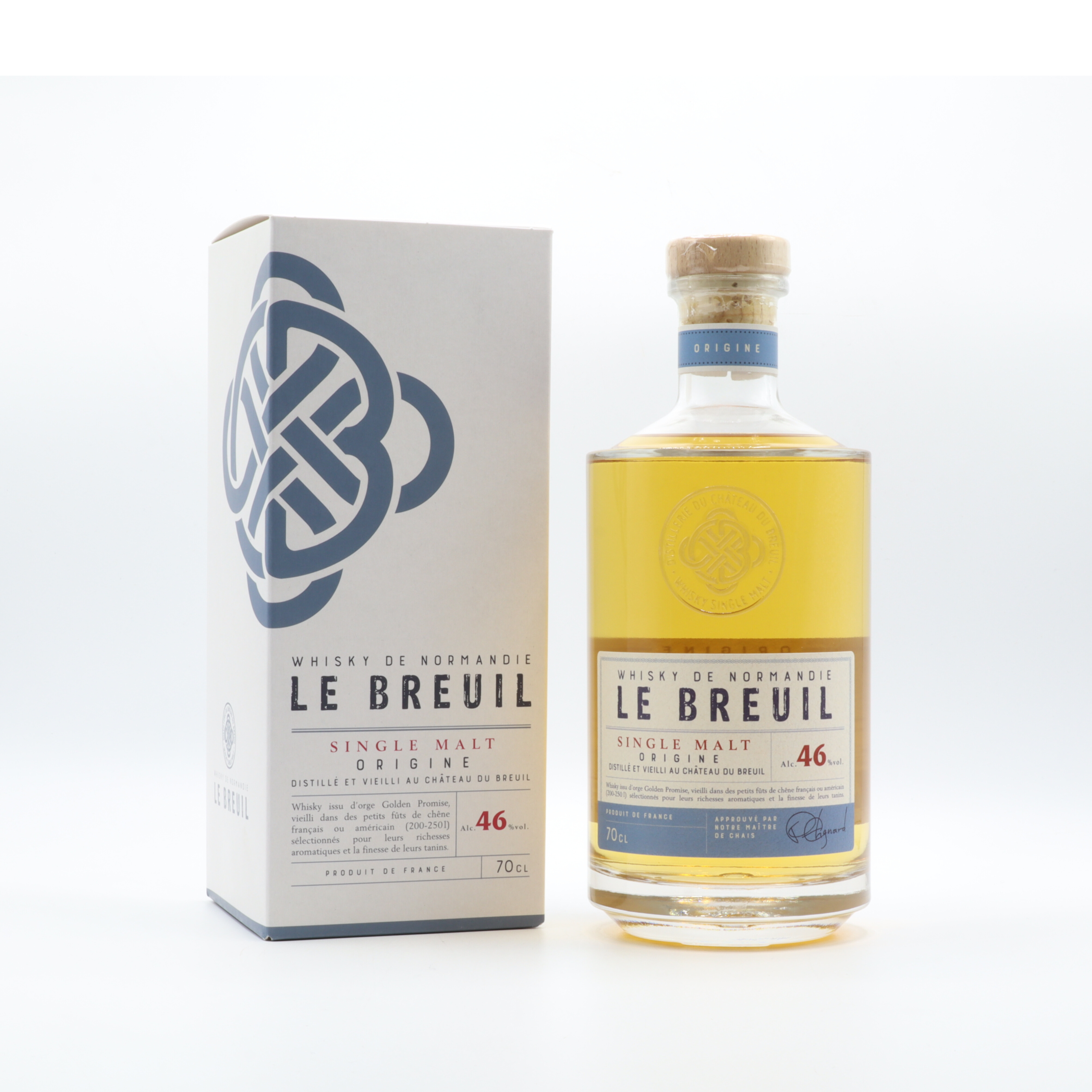 Whisky Le Breuil Single Malt Origine – France Normandie - Cave à ...